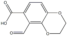 5-forMyl-2,3-dihydrobenzo[b][1,4]dioxine-6-carboxylic acid | 1824147-72-9