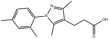 3-[1-(2,4-dimethylphenyl)-3,5-dimethyl-1H-pyrazol-4-yl]propanoic acid | 1154289-88-9