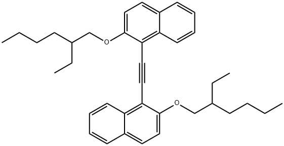 Naphthalene, 1,1'-(1,2-ethynediyl)bis[2-[(2-ethylhexyl)oxy]- CAS#: 65848-21-7