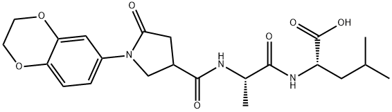 (2S)-2-((2S)-2-(1-(2,3-dihydrobenzo[b][1,4]dioxin-6-yl)-5-oxopyrrolidine-3-carboxamido ...