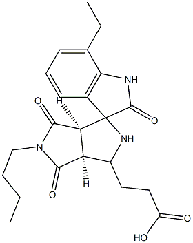3-((3a'S,6a'R)-5'-butyl-7-ethyl-2,4',6'-trioxo-3',3a',4',5',6',6a ...