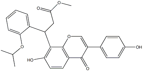 methyl 3-(7-hydroxy-3-(4-hydroxyphenyl)-4-oxo-4H-chromen-8-yl)-3-(2-isopropoxyphenyl)propanoate ...