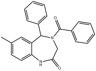 4-benzoyl-7-methyl-5-phenyl-3,5-dihydro-1H-1,4-benzodiazepin-2-one | 313262-71-4