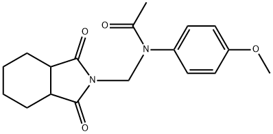 N-[(1,3-dioxo-3a,4,5,6,7,7a-hexahydroisoindol-2-yl)methyl]-N-(4 ...