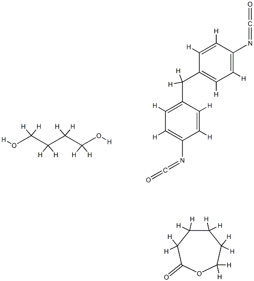 2-Oxepanone, polymer with 1,4-butanediol and 1,1-methylenebis4-isocyanatobenzene | 26354-06-3