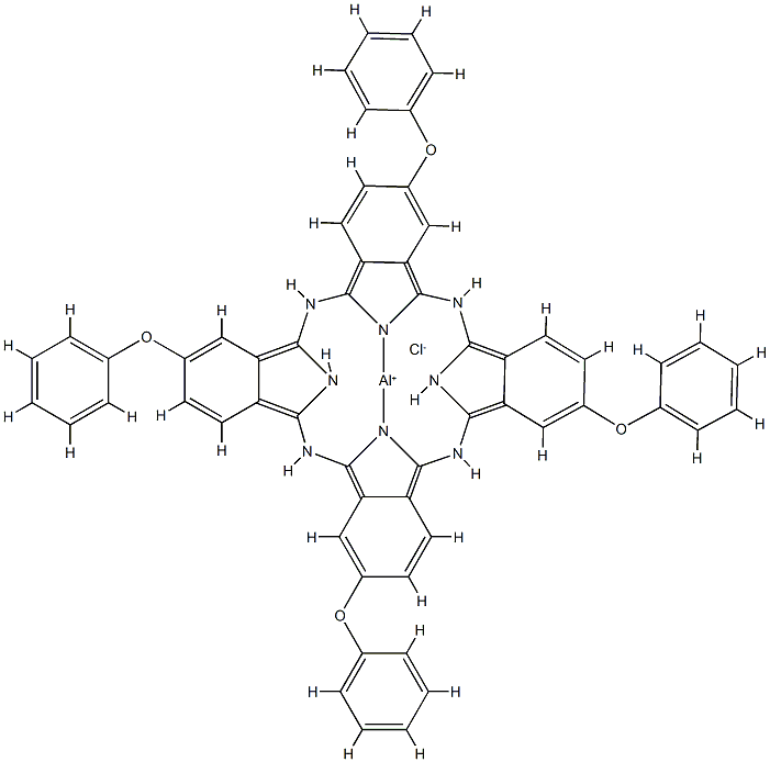 ALUMINUM 2 9 16 23 TETRAPHENOXY 29H 31H PHTHALOCYANINE CHLORIDE ALUMINUM 2 9 16 23 TETRAPHENOXY 29H 31H PHTHALOCYANINE CHLORIDE