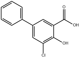 3-chloro-2-hydroxy-5-phenylbenzoic acid CAS#: 1038713-54-0