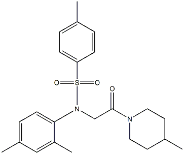 N-(2,4-dimethylphenyl)-4-methyl-N-[2-(4-methylpiperidin-1-yl)-2-oxoethyl]benzenesulfonamide|()的 ...
