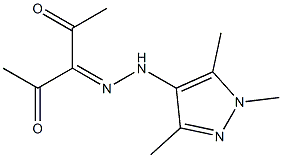 3-[2-(1,3,5-trimethyl-1H-pyrazol-4-yl)hydrazono]pentane-2,4-dione