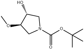 tert-butyl (3R,4R)-3-hydroxy-4-methoxypyrrolidine-1-carboxylate(1864003-19-9) 1H NMR spectrum