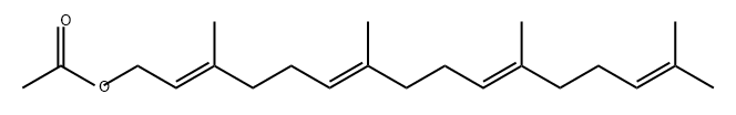 2,6,10,14-Hexadecatetraen-1-ol, 3,7,11,15-tetramethyl-, acetate, (2E,6E,10E)- CAS#: 61691-98-3