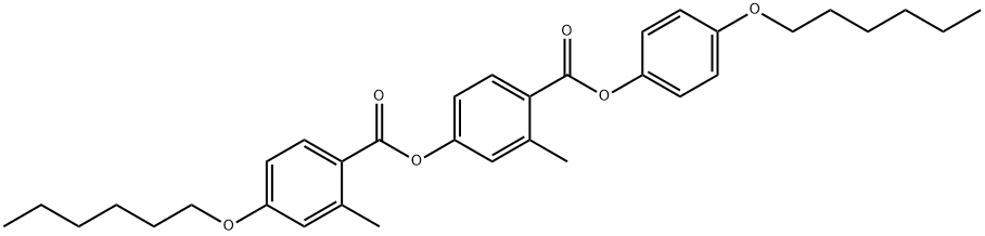 Benzoic acid, 4-(hexyloxy)-2-methyl-, 4-[[4-(hexyloxy)phenoxy]carbonyl]-3-methylphenyl ester ...