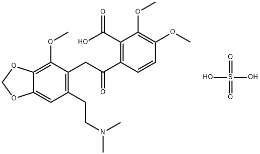 Benzoic acid, 6-[2-[6-[2-(dimethylamino)ethyl]-4-methoxy-1,3-benzodioxol-5-yl]acetyl]-2,3 ...