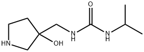 Urea, N-[(3-hydroxy-3-pyrrolidinyl)methyl]-N'-(1-methylethyl)- | 1595947-66-2