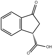 1H-Indene-1-carboxylic acid, 2,3-dihydro-3-oxo-, (1S)- CAS#: 40985-43-1