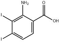 Benzoic acid, 2-amino-3,4-diiodo- CAS#: 118426-95-2