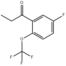1-Propanone, 1-[5-fluoro-2-(trifluoromethoxy)phenyl]- | 1261754-90-8