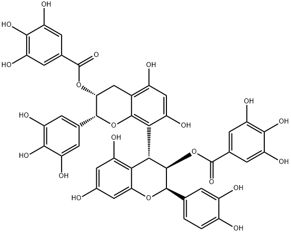 Benzoic acid, 3,4,5-trihydroxy-, (2R,2'R,3R,3'R,4R)-2-(3,4-dihydroxyphenyl)-3,3',4,4'-tetrahydro ...
