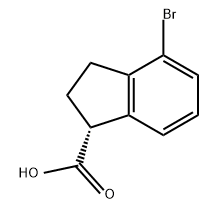 1H-Indene-1-carboxylic acid, 4-bromo-2,3-dihydro-, (1R)- | 1354899-20-9
