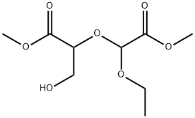 Propanoic acid, 2-(1-ethoxy-2-methoxy-2-oxoethoxy)-3-hydroxy-, methyl ester | 138220-21-0