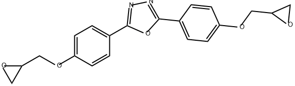 1,3,4-Oxadiazole, 2,5-bis[4-(2-oxiranylmethoxy)phenyl]- | 155877-52-4