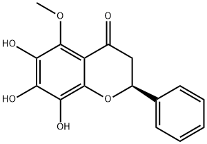 4H-1-Benzopyran-4-one, 2,3-dihydro-6,7,8-trihydroxy-5-methoxy-2-phenyl-, (2S)- | 178275-97-3
