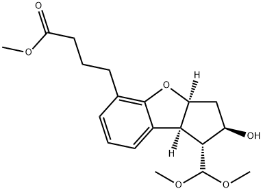 1H-Cyclopenta[b]benzofuran-5-butanoic acid, 1-(dimethoxymethyl)-2,3,3a ...