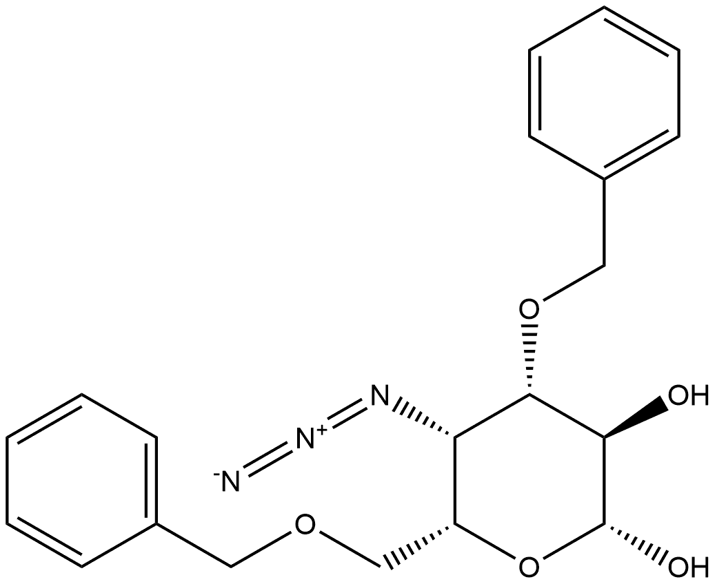 4 azido 4 deoxy 3 6 di O benzyl D galactopyranose 2249922 11 8