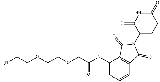 Acetamide, 2-[2-(2-aminoethoxy)ethoxy]-N-[2-(2,6-dioxo-3-piperidinyl)-2,3-dihydro-1,3-dioxo-1H ...
