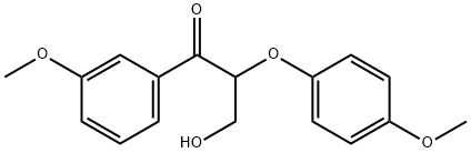 1-Propanone, 3-hydroxy-2-(4-methoxyphenoxy)-1-(3-methoxyphenyl)- | 2613308-93-1