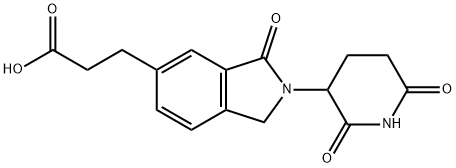 1H-Isoindole-5-propanoic acid, 2-(2,6-dioxo-3-piperidinyl)-2,3-dihydro-3-oxo- | 2703770-71-0
