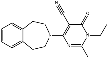 1-Ethyl-1,6-dihydro-2-methyl-6-oxo-4-(1,2,4,5-tetrahydro-3H-3-benzazepin-3-yl)-5 ...