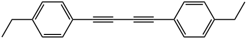 Benzene, 1,1'-(1,3-butadiyne-1,4-diyl)bis[4-ethyl-(35672-48-1) 1H NMR spectrum