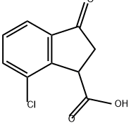 1H-Indene-1-carboxylic acid, 7-chloro-2,3-dihydro-3-oxo- | 66041-34-7