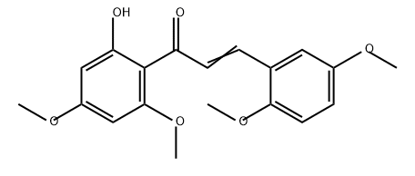 2-Propen-1-one, 3-(2,5-dimethoxyphenyl)-1-(2-hydroxy-4,6-dimethoxyphenyl)- | 85486-94-8