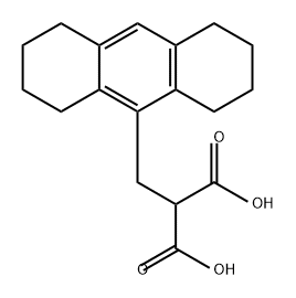 Propanedioic acid, 2-[(1,2,3,4,5,6,7,8-octahydro-9-anthracenyl)methyl]- | 94394-37-3