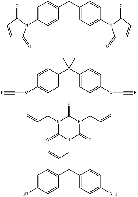 Cyanic acid, (1-methylethylidene)di-4,1-phenylene ester, polymer with 4,4'-methylenebis ...