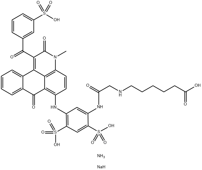 6-[[2-[[5-[[2,7-Dihydro-3-methyl-2,7-dioxo-1-(3-sulfobenzoyl)-3H-naphtho[1,2,3-de]quinolin-6-yl ...