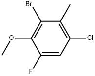 3-bromo-1-chloro-5-fluoro-4-methoxy-2-methylbenzene | 1783358-04-2