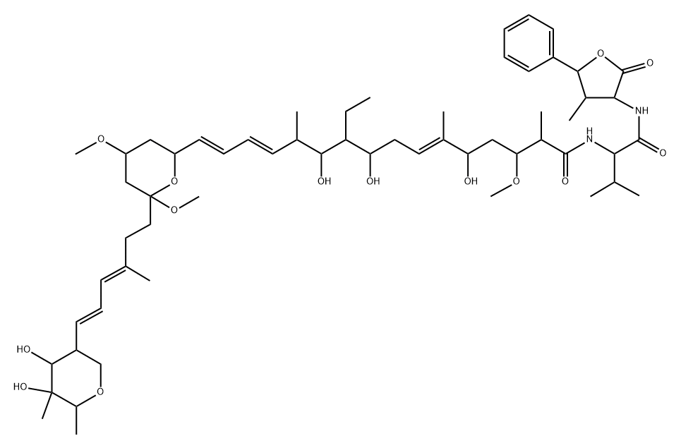Hexitol, 1,5-anhydro-2,6-dideoxy-2-[(1E,3E)-6-[6-[(1E,3E)-7-ethyl-6,8 ...