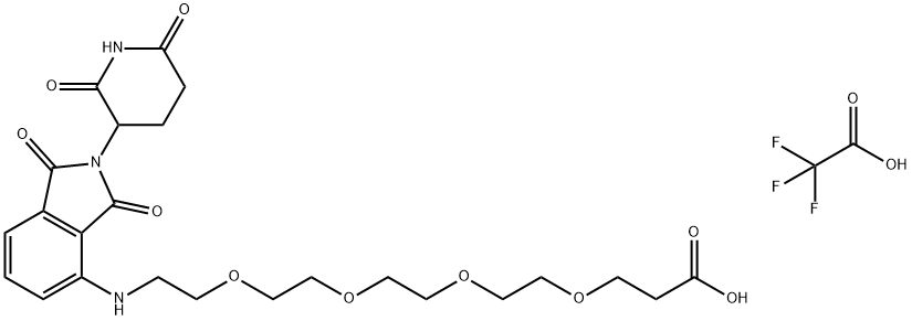 Propanoic acid, 3-[2-[2-[2-[2-[[2-(2,6-dioxo-3-piperidinyl)-2,3-dihydro-1,3-dioxo-1H-isoindol-4 ...