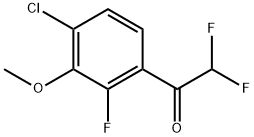1-(4-chloro-2-fluoro-3-methoxyphenyl)-2,2-difluoroethanone | 2169526-15-0