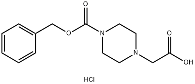 2-(4-((Benzyloxy)carbonyl)piperazin-1-yl)acetic acid hydrochloride | 2306272-72-8