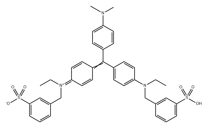 Benzenemethanaminium, N-[4-[[4-(dimethylamino)phenyl][4-[ethyl[(3-sulfophenyl)methyl]amino ...