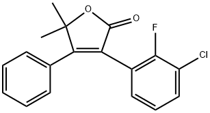 3-(3-chloro-2-fluorophenyl)-5,5-dimethyl-4-phenylfuran-2(5H)-one | 2757596-57-7