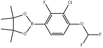 2-[3-Chloro-4-(difluoromethoxy)-2-fluorophenyl]-4,4,5,5-tetramethyl-1,3,2-dio... | 2892100-49-9