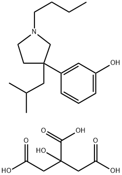 Phenol, 3-[1-butyl-3-(2-methylpropyl)-3-pyrrolidinyl]-, 2-hydroxy-1,2,3-propanetricarboxylate (1 ...