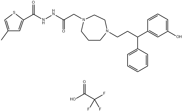1H-1,4-Diazepine-1-acetic acid, hexahydro-4-[3-(3-hydroxyphenyl)-3-phenylpropyl]-, 2-[(4-methyl ...