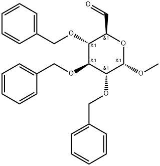 α-D-gluco-Hexodialdo-1,5-pyranoside, methyl 2,3,4-tris-O-(phenylmethyl)- CAS#: 83051-88-1