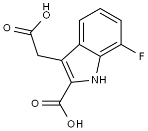 3-(carboxymethyl)-5-fluoro-1H-indole-2-carboxylic acid | 1780723-26-3